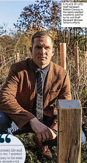 Every tree at county woodland represents a life lost in Afghan war ...