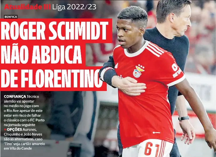 ROGER SCHMIDT NÃO ABDICA DE FLORENTINO - PressReader