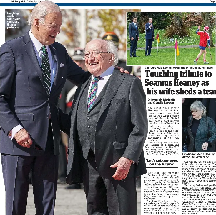 Touching tribute to Seamus Heaney as his wife sheds a tear - PressReader