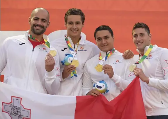 Team Malta end 18-year wait as 4x100m relay strike gold - PressReader
