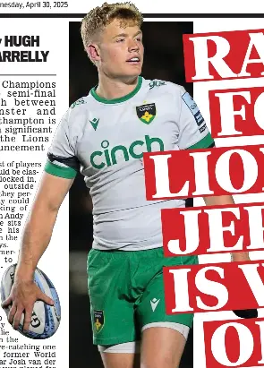 RACE FOR LIONS 10 JERSEY IS WIDE OPEN - PressReader