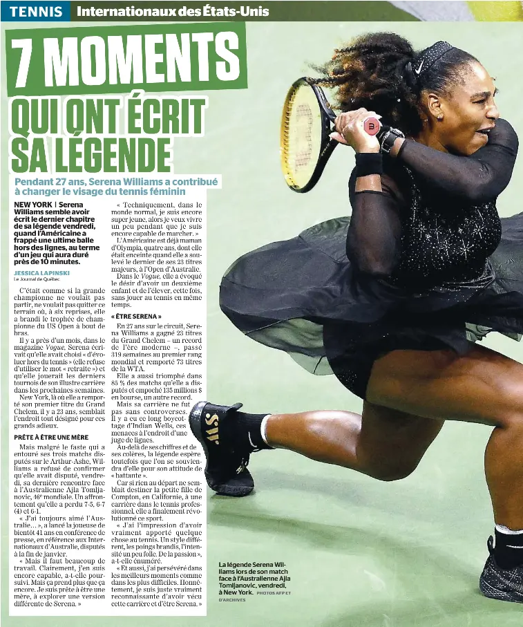 7 MOMENTS QUI ONT ÉCRIT SA LÉGENDE - PressReader