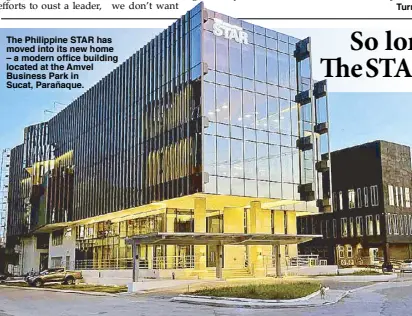 So long, Port Area: The STAR makes its move - PressReader