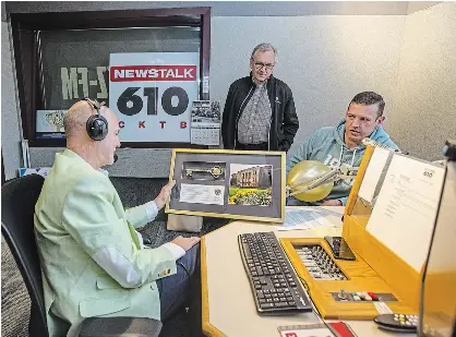 Tim Denis gets key to the city during final radio broadcast - PressReader