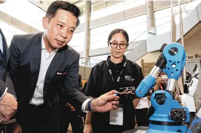 NTU tie-up with Taiwan tech firm creates robot with a human touch ...