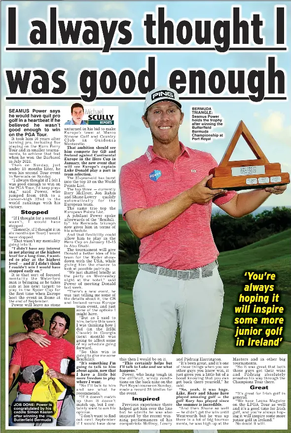 I always thought I was good enough - PressReader