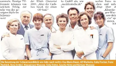 Schwarzwal­dklinik Jetzt wird hier wieder geheilt - PressReader