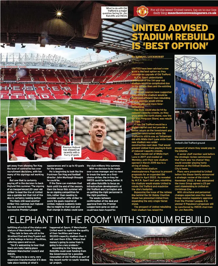 UNITED ADVISED STADIUM REBUILD IS ‘BEST OPTION’ - PressReader