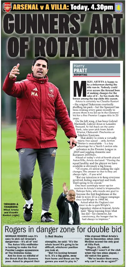 GUNNERS’ ART OF ROTATION - PressReader