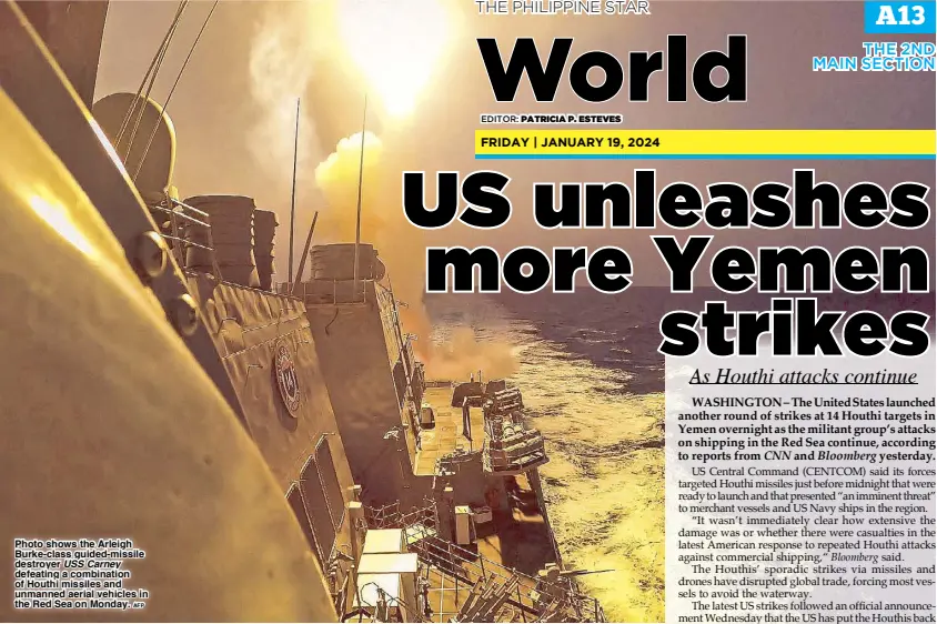 US unleashes more Yemen strikes - PressReader