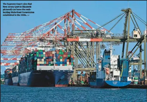 Supremes ruling sinks port watchdog — and N.J. cheers - PressReader