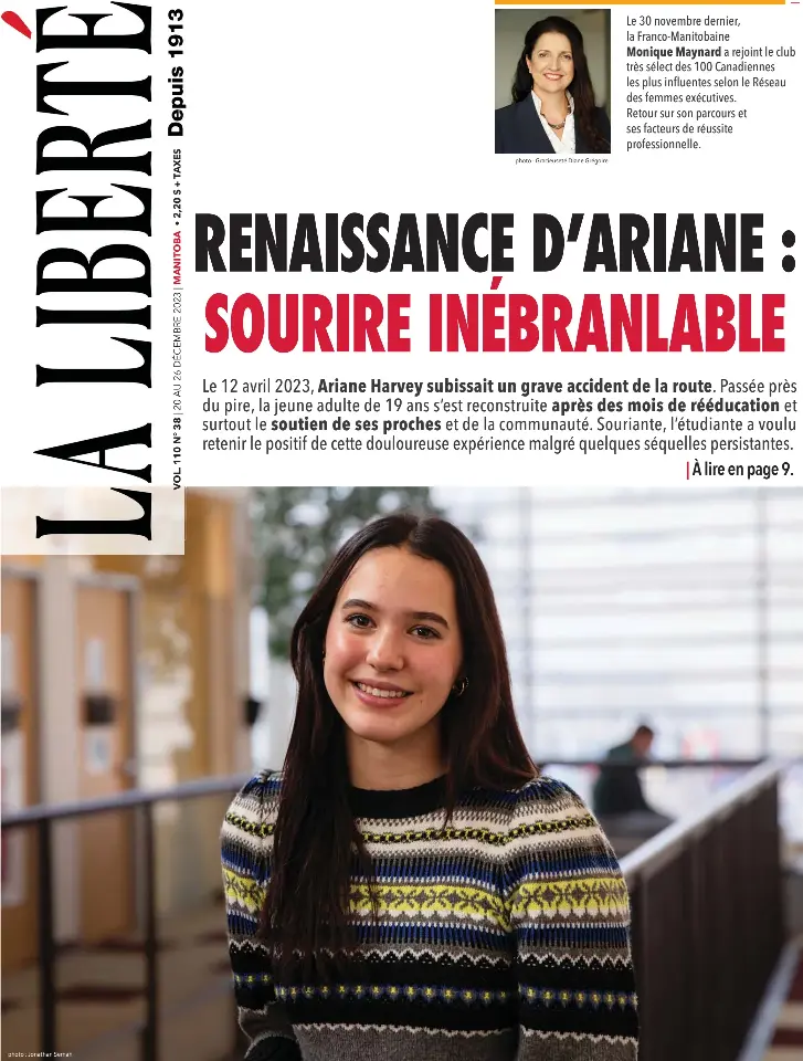 RENAISSANC­E D'ARIANE: SOURIRE INÉBRANLAB­LE - PressReader