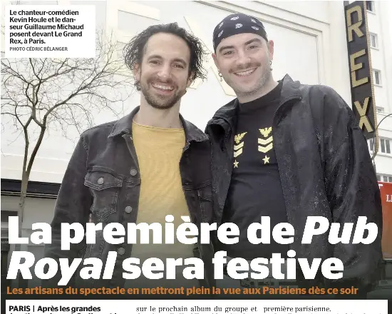 La première de Pub Royal sera festive - PressReader