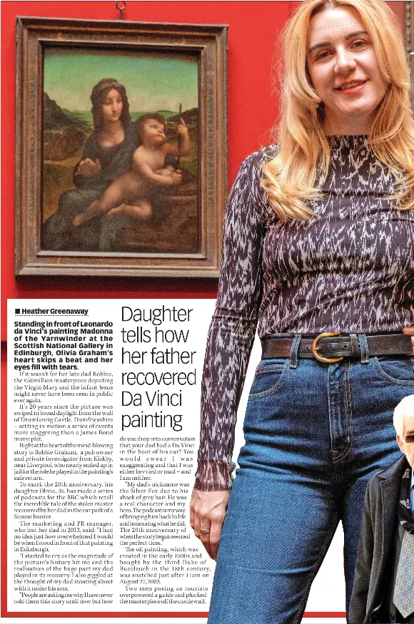 Daughter tells how her father recovered Da Vinci painting - PressReader