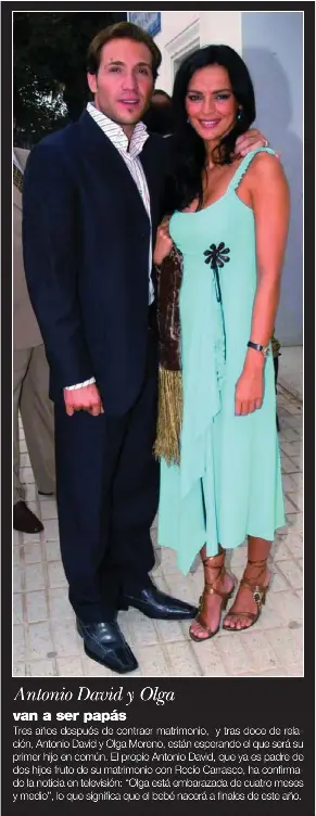 Antonio David y Olga van a ser papás - PressReader