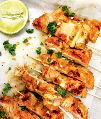 Satay Chicken Skewers - PressReader