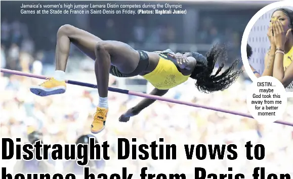 Distraught Distin vows to bounce back from Paris flop - PressReader