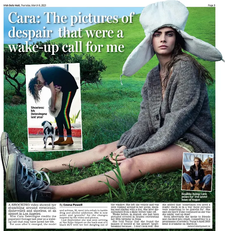 Cara: The pictures of despair that were a wake-up call for me - PressReader