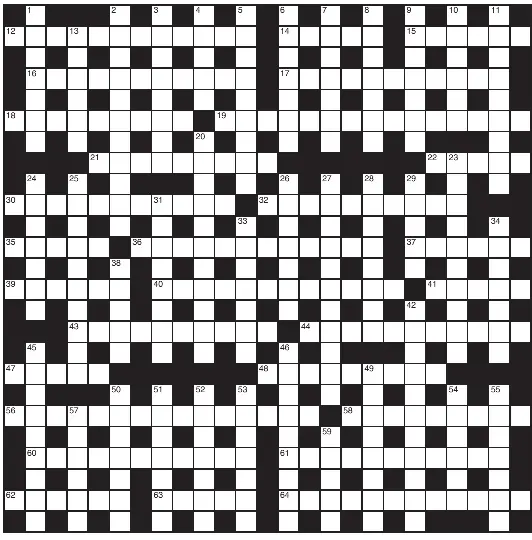 Jumbo General Knowledge Crossword - PressReader