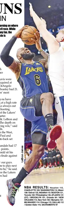 LAKERS TORCH SUNS - PressReader