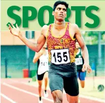 Sprinter Anura Darshana betters his 400m timing - PressReader
