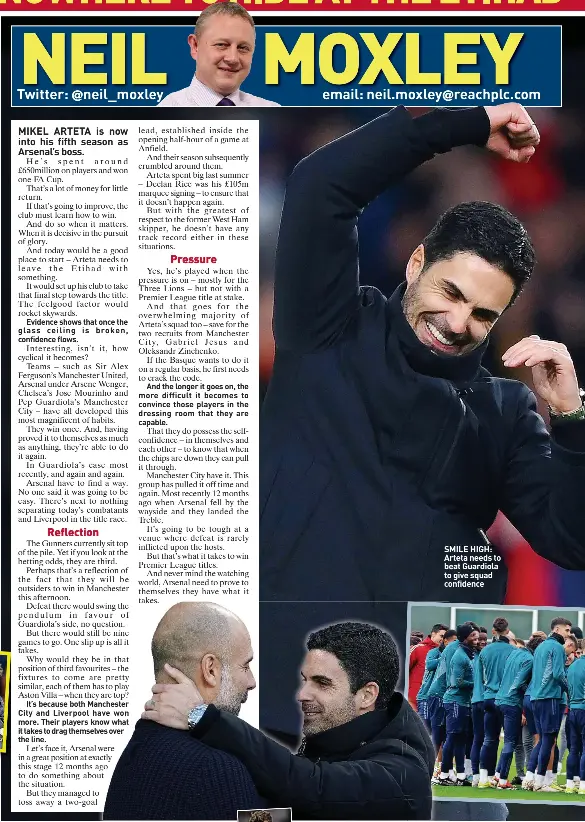 NOWHERE TO HIDE AT THE ETIHAD NEIL MOXLEY - PressReader