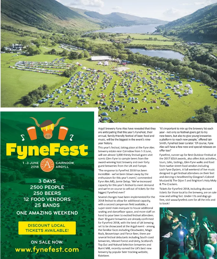 Fyne Ales gets ready for biggest FyneFest ever! - PressReader