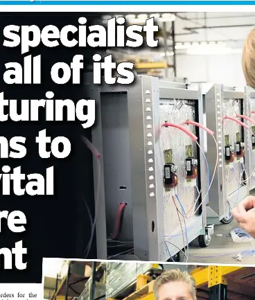 Catering specialist switches all of its manufactur­ing operations to ...