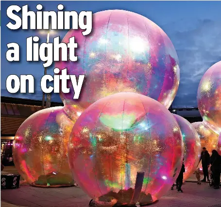 Shining a light on city - PressReader