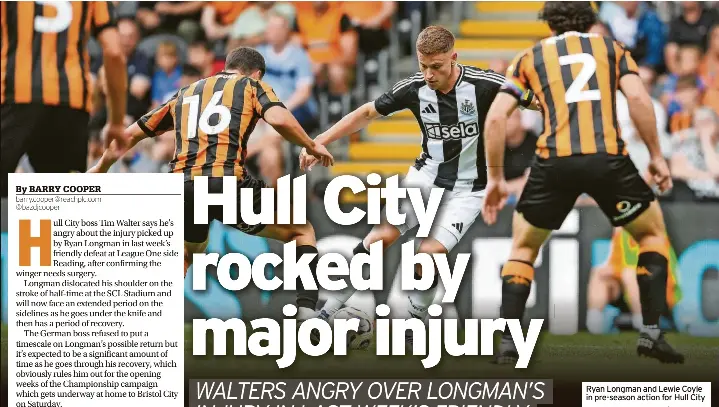 Hull City rocked by major injury - PressReader