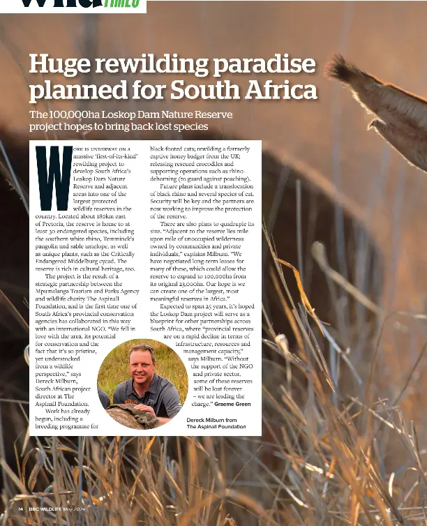 Huge rewilding paradise planned for South Africa - PressReader