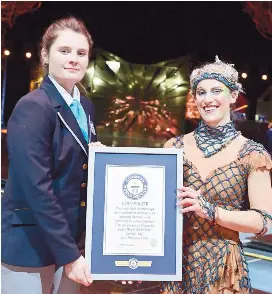 Lucie flips her way to new world record - PressReader