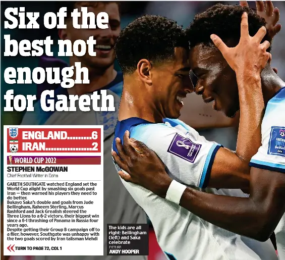 Six of the best not enough for Gareth - PressReader