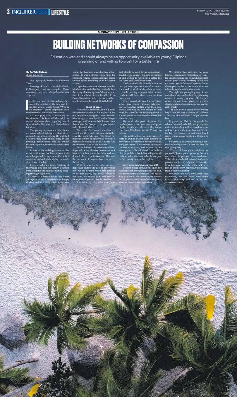 BUILDING NETWORKS OF COMPASSION - PressReader