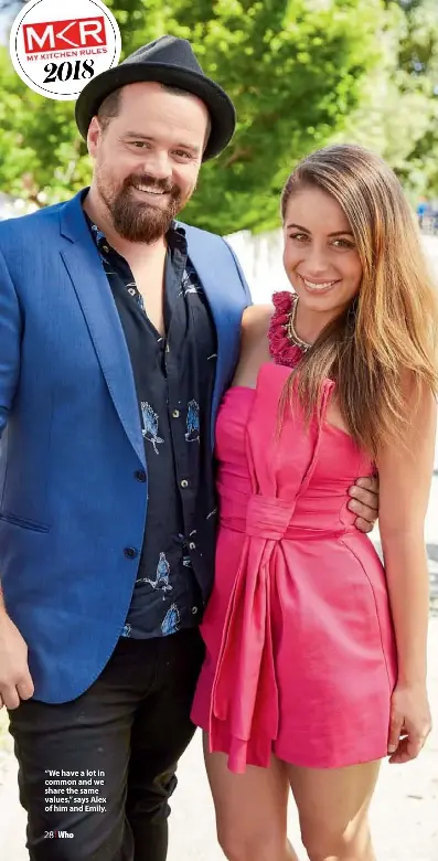 MKR’S LOVING COUPLE Alex and Emily share the reasons they’ve never felt ...