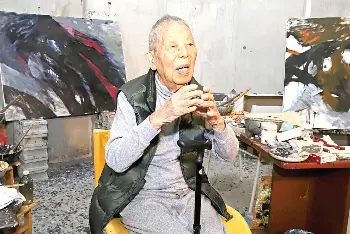 Painter Gyoji Nomiyama still full of creative spirit at 102 - PressReader