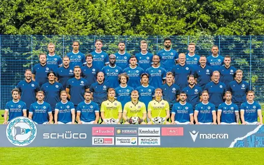 Mit diesem Kader greift Arminia an - PressReader