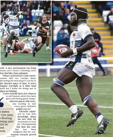 Huge Obinna a gentle giant for Cov as second row star - PressReader