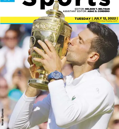 NOVAK IN SEVENTH HEAVEN - PressReader