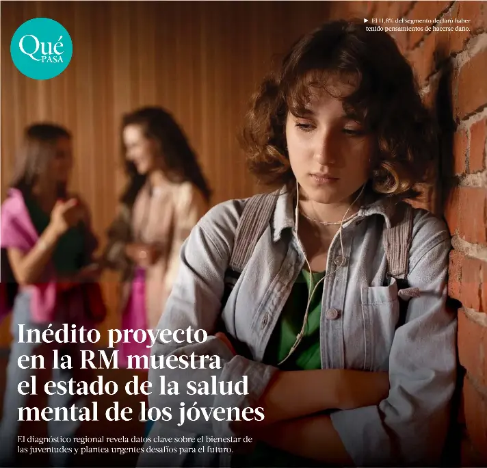 Inédito proyecto en la RM muestra el estado de la salud mental de los jóvenes - PressReader