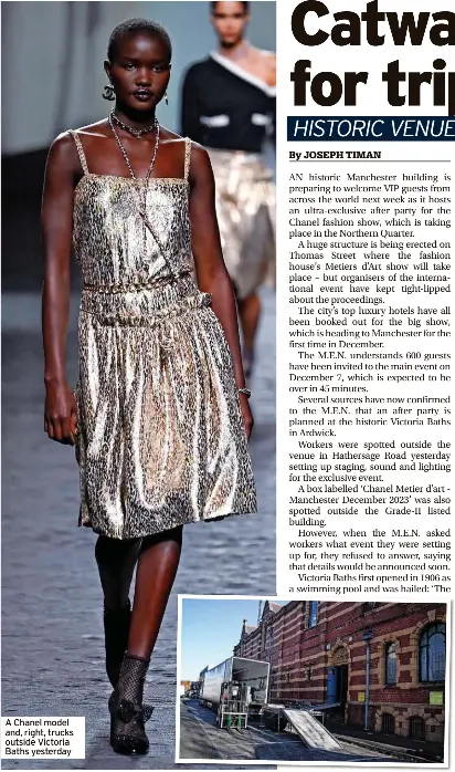 Catwalk stars set for trip to baths... - PressReader