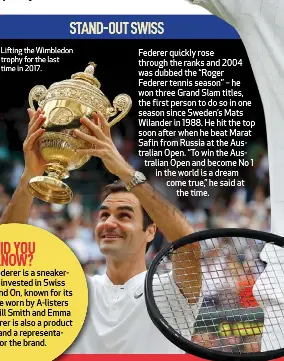 FROM BALLSTAND-BOYOUTTO CHAMPION SWISS - PressReader