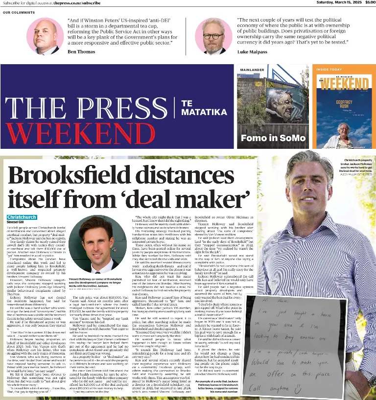 Brooksfiel­d distances itself from ‘deal maker’ - PressReader