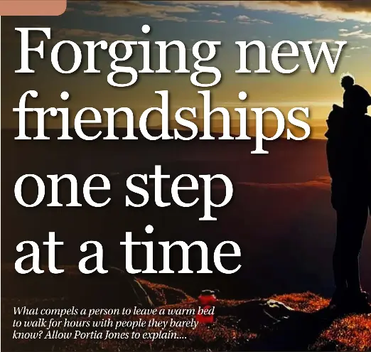 Forging new friendship­s one step at a time | Western Mail - Weekend ...