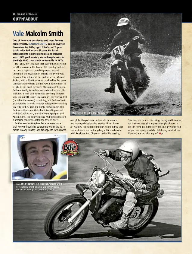 Vale Malcolm Smith - PressReader