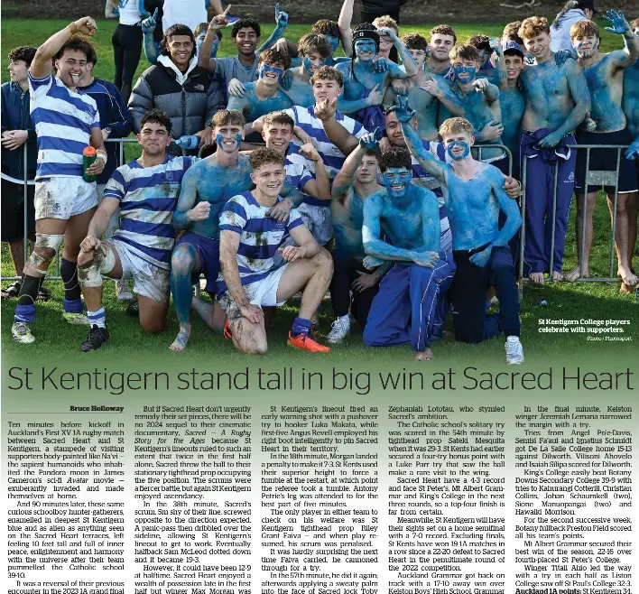 St Kentigern stand tall in big win at Sacred Heart - PressReader