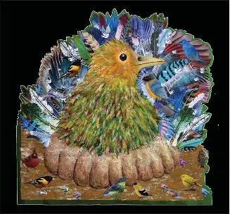 Mixed media, collage and elemental fantasy: Meghan Wilbar and Anne ...