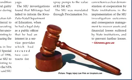 KZN official sentenced for PPE corruption - PressReader