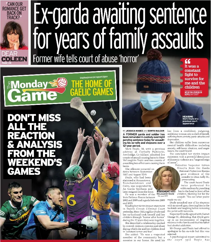 Ex-garda awaiting sentence for years of family assaults - PressReader