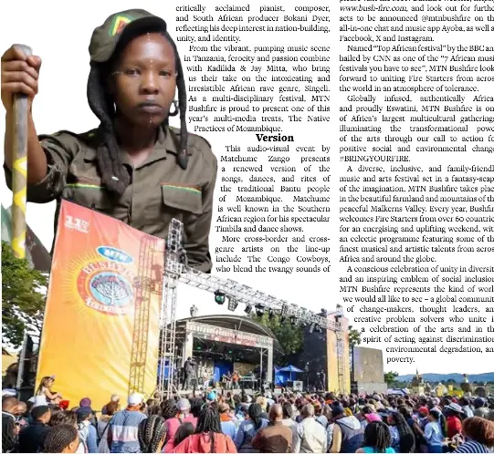 MTN Bushfire releases diverse 2nd Phase line-up - PressReader